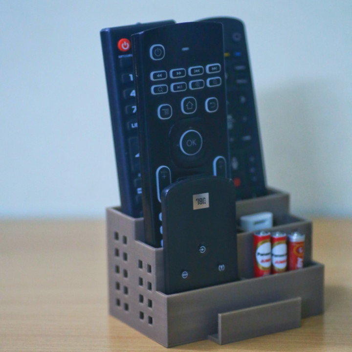 3D Printable Remote control stand by Vikram Rajashekar
