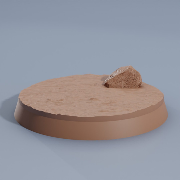 3D Printable Rough Ground Bases Kit by Productions Diratia
