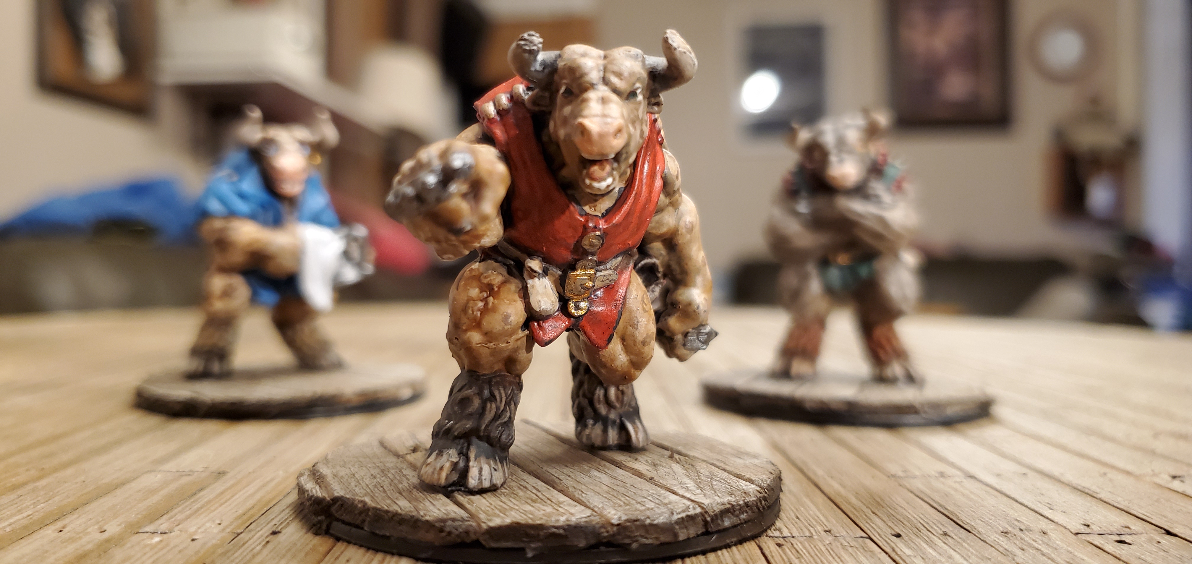 3D Printable Minotaur NPC's by Duncan Shadow