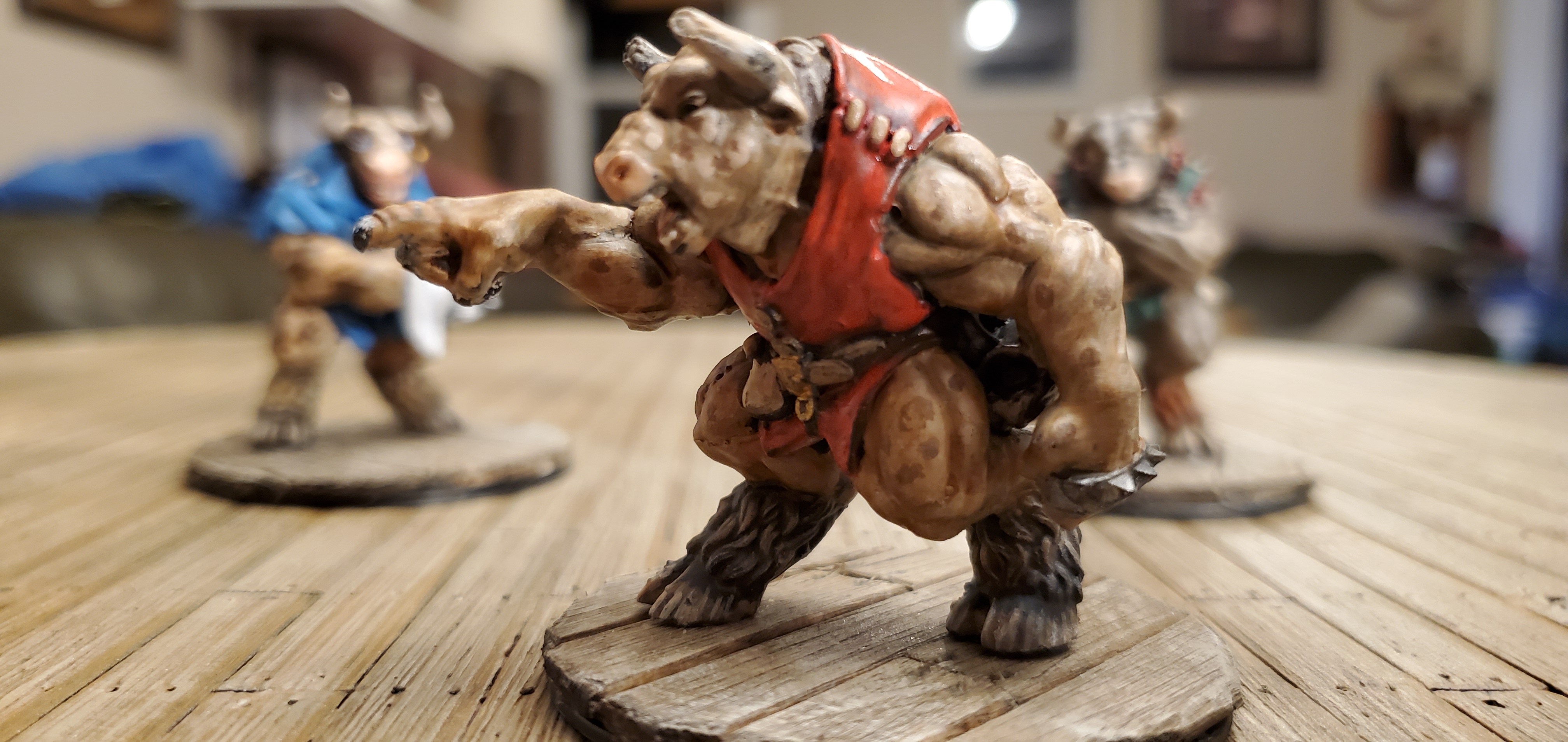 3D Printable Minotaur NPC's by Duncan Shadow