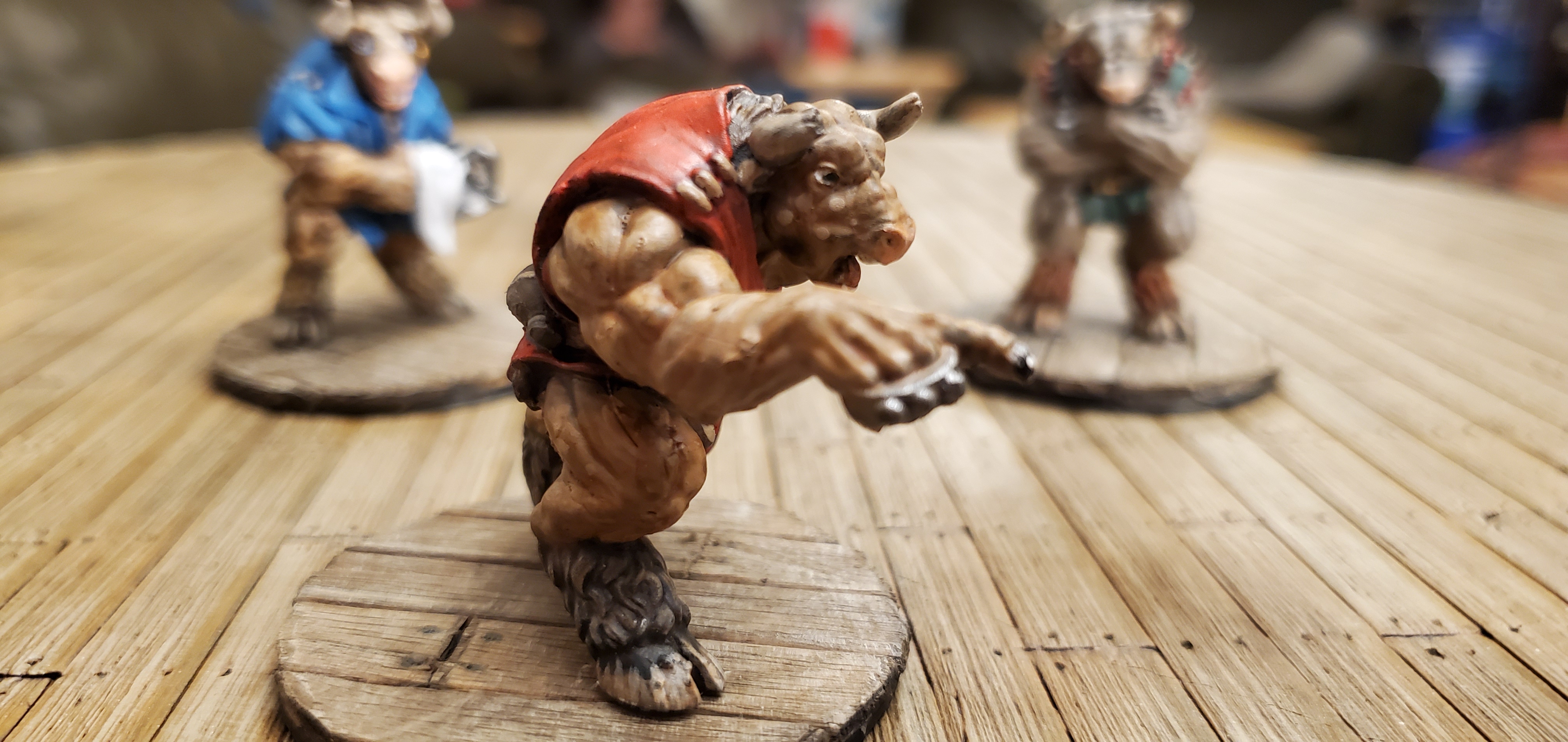 3D Printable Minotaur NPC's by Duncan Shadow