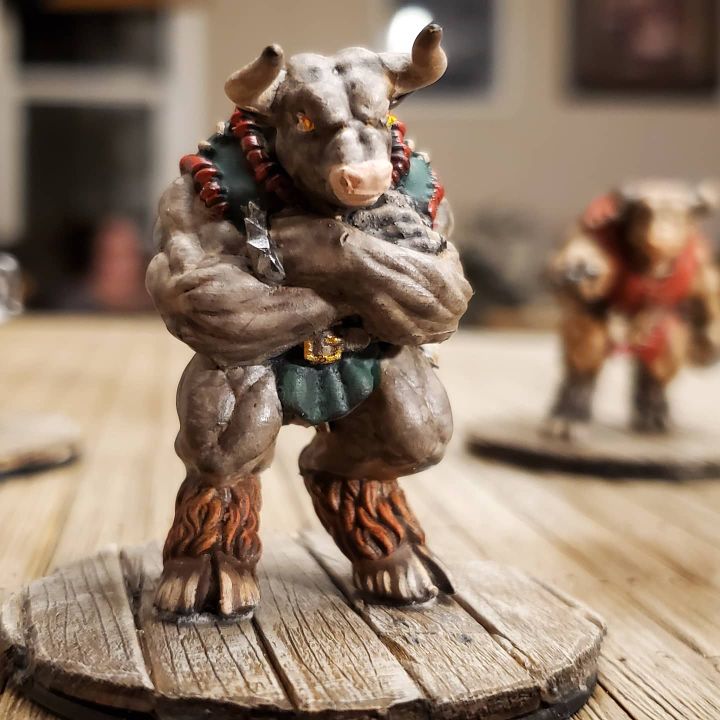 3D Print of Minotaur NPC's by jasonpalfrey