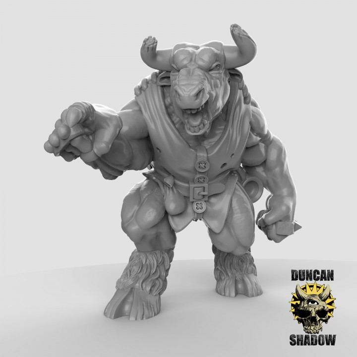 3D Printable Minotaur NPC's by Duncan Shadow