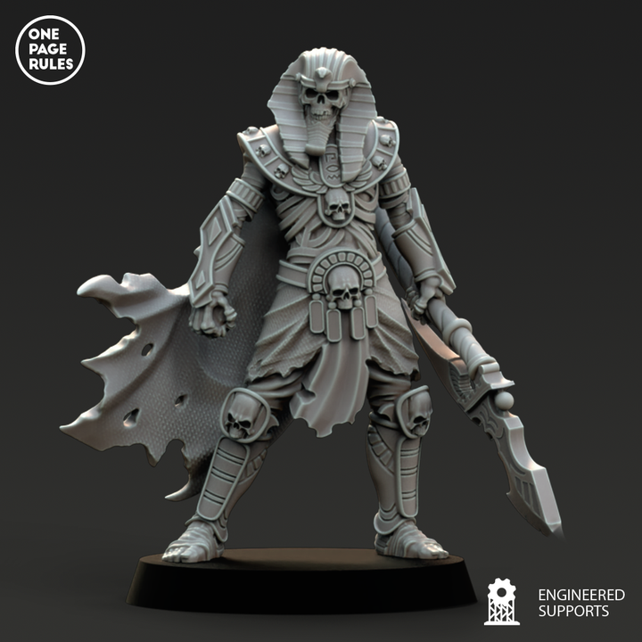 3D Printable Royal Champion (Monarch) [King] - Mummified Undead by One ...