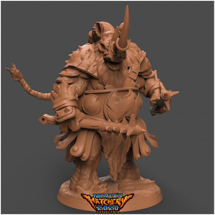 3D Printable Thumper, Rhinodon Gladiator by Nickey's Hatchery
