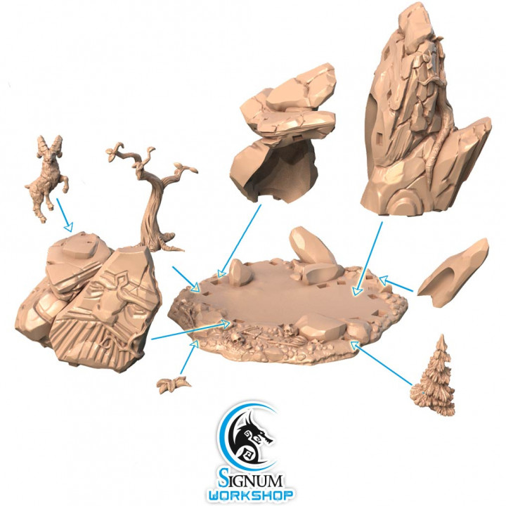 3D Printable Rocks by Signum Workshop