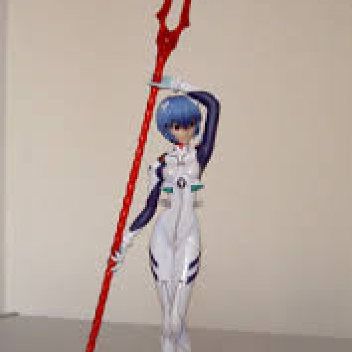 3D Printable Rei Ayanami- Lance of Longinus by felipe mio