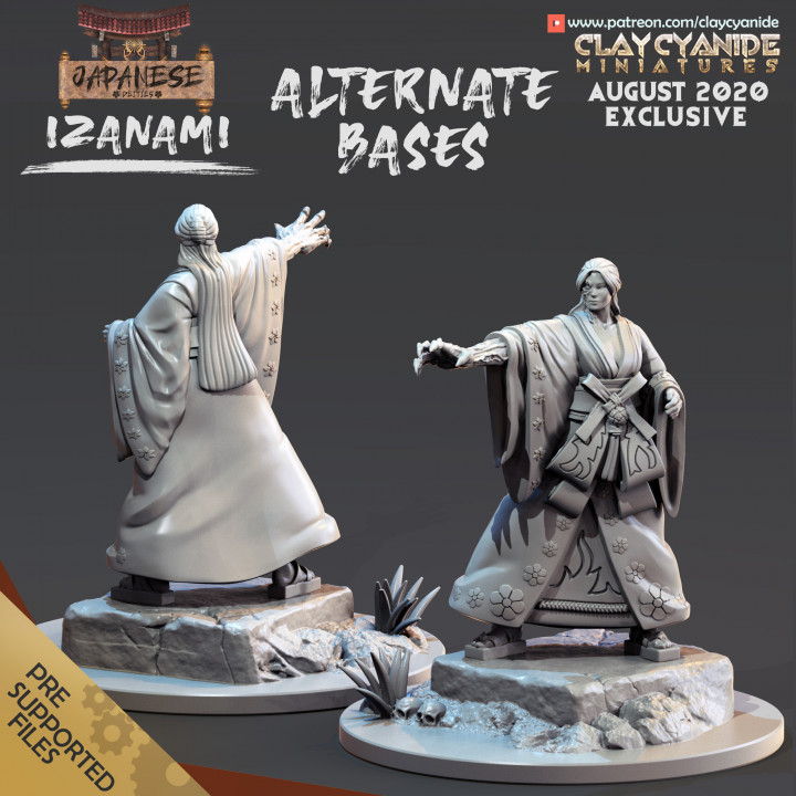 3D Printable Izanami by Clay Cyanide Miniatures