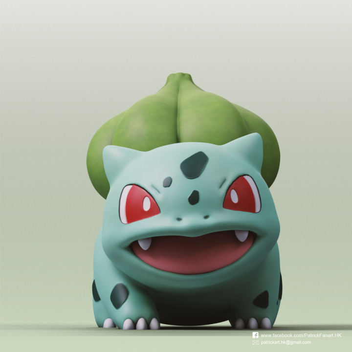 3D Printable Bulbasaur(Pokemon) by Patrick
