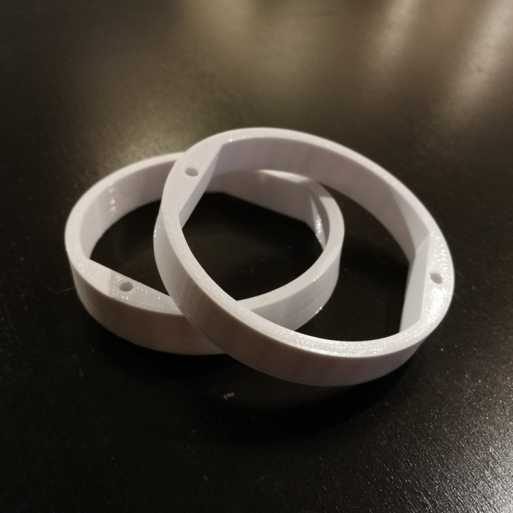 3D Printable Electrical Box Spacer 11mm by Espen Ruud Schultz