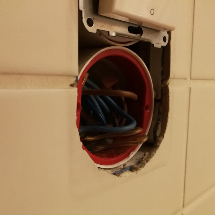 3D Printable Electrical Box Spacer 11mm by Espen Ruud Schultz