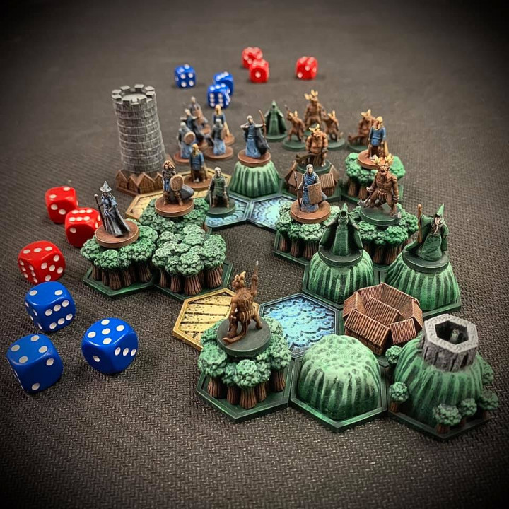 3D Printable Pocket-Tactics: Core Set - Legion of the High King against ...