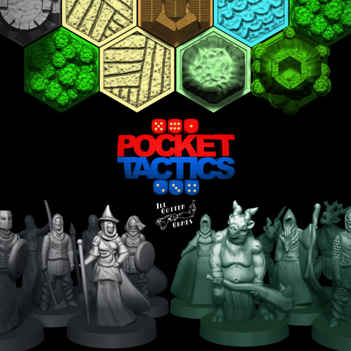 3D Printable Pocket-Tactics: Core Set - Legion of the High King against ...