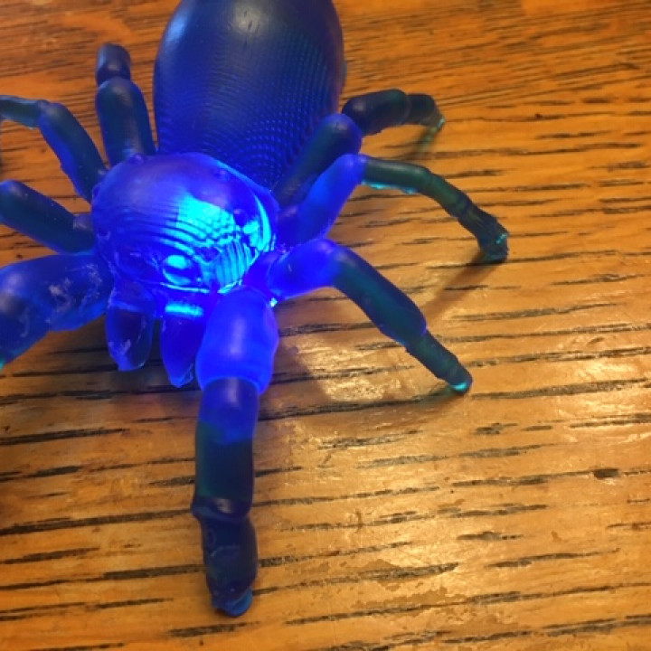 3D Printable Jumping Spider Light by Paul