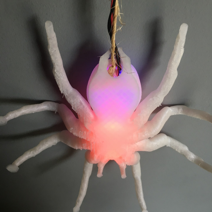 3D Printable Hanging Spider by Paul