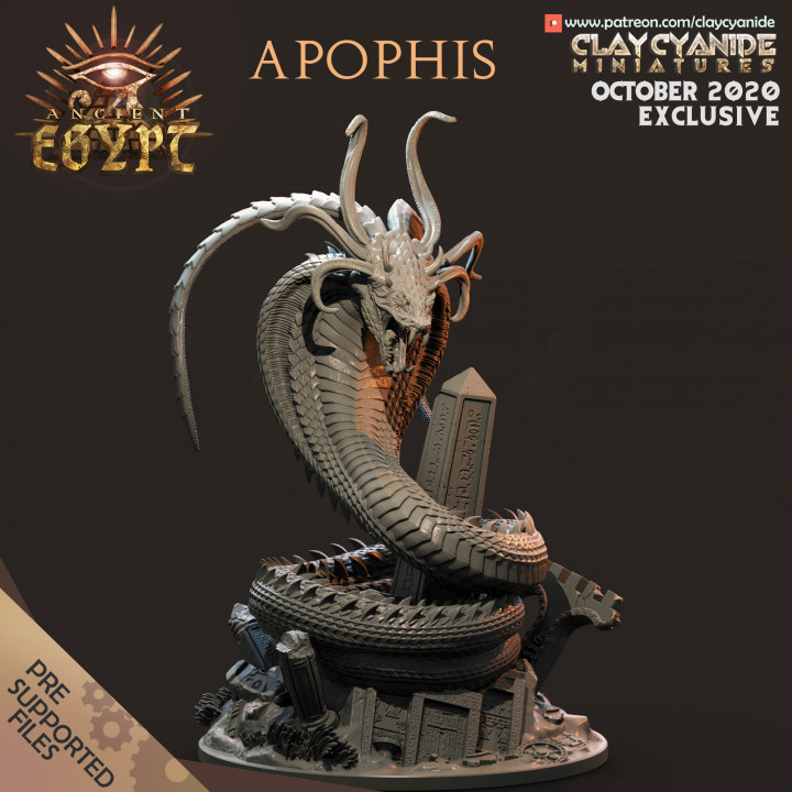 3D Printable Apophis by Clay Cyanide Miniatures