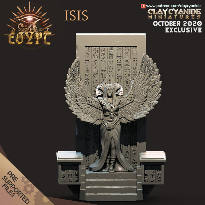 3D Printable Isis by Clay Cyanide Miniatures