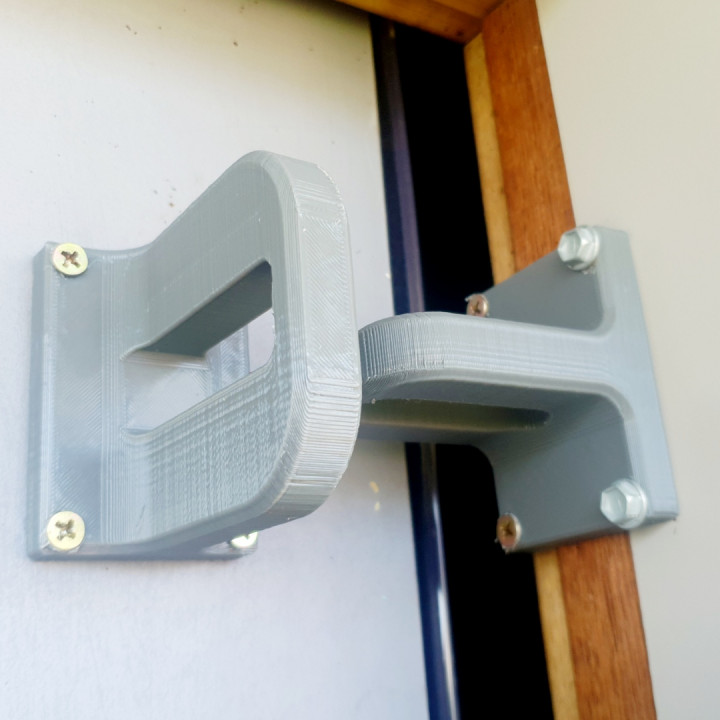3D Printable Lock and pin for sliding door by Aaron Manning