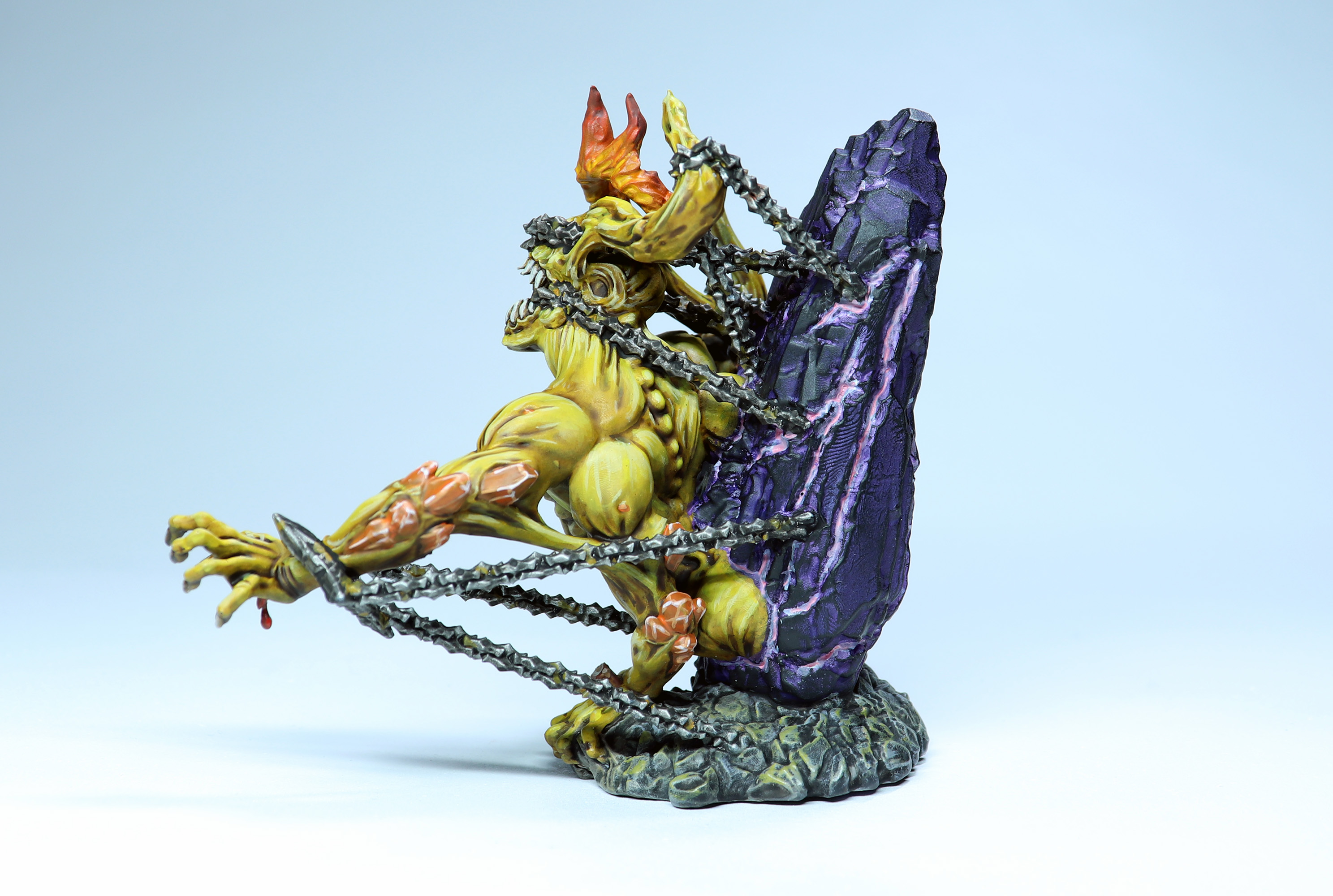 3D Printable The Chained God - Boss Monster - 150 mm - PRESUPPORTED ...