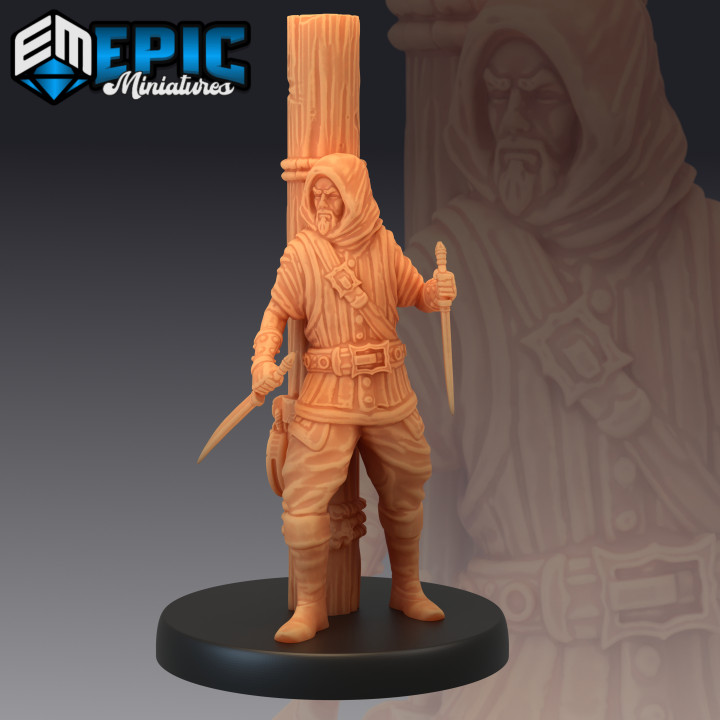 3D Printable Pirate Cutthroat Dagger / Corsair Oriental by Epic-Miniatures