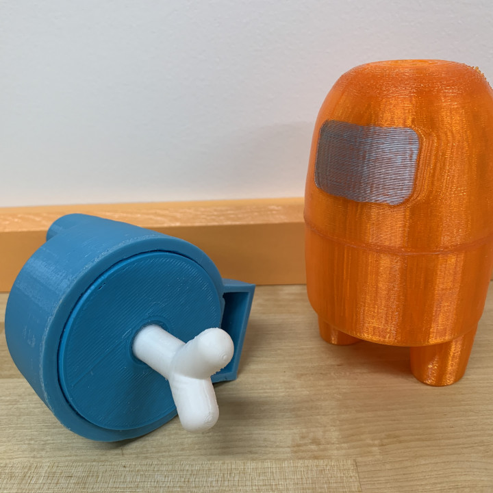 3D Printable Among Us Spaceman (Fan made model) by AK Tanner