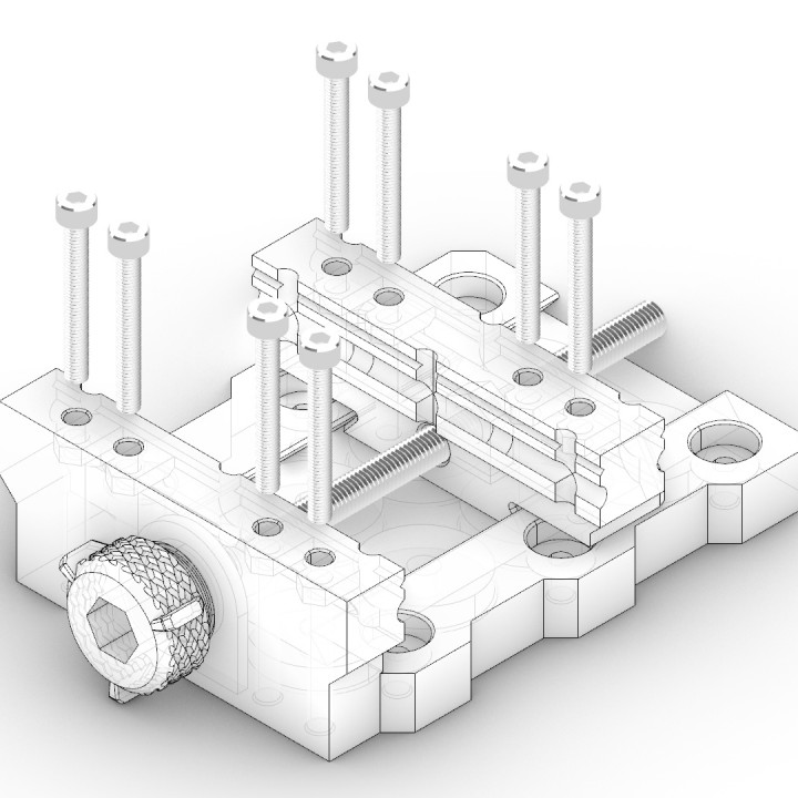 3D Printable 3d printable vice / vise / clamp (high upgradability) by ...