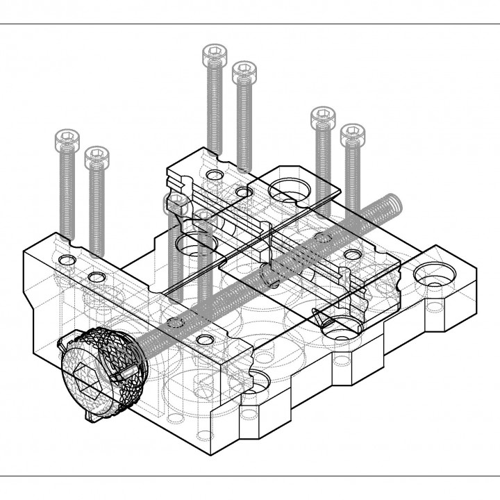 3D Printable 3d printable vice / vise / clamp (high upgradability) by ...