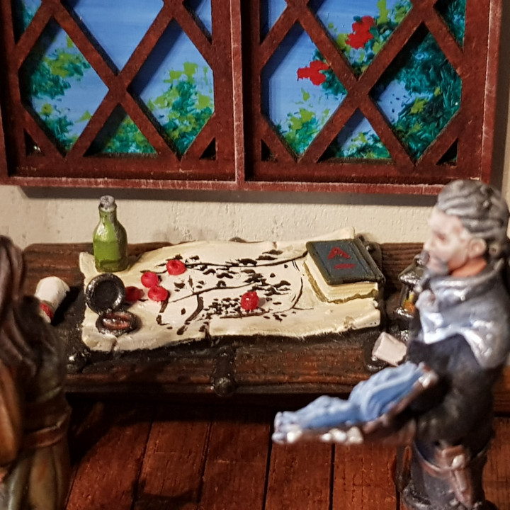 3D Print of Cartographer's table by Anastaszia