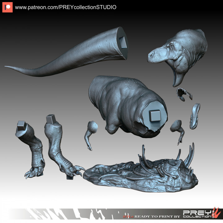 3D Printable T-REX by Alex