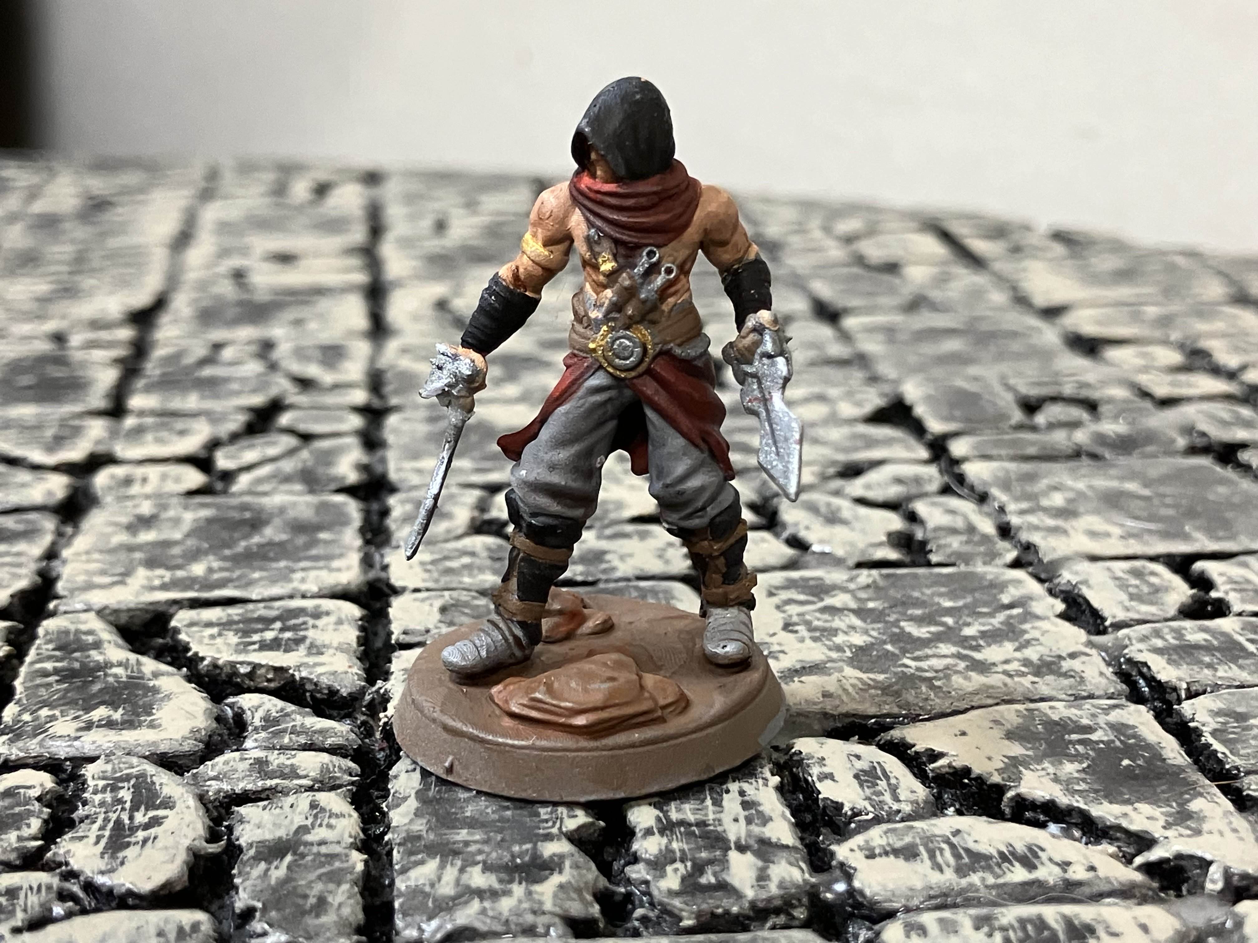 3D Printable Assassin with Katar by Galaad Miniatures