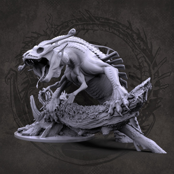 3D Printable Swamp Creature (Update) by Silana cadou