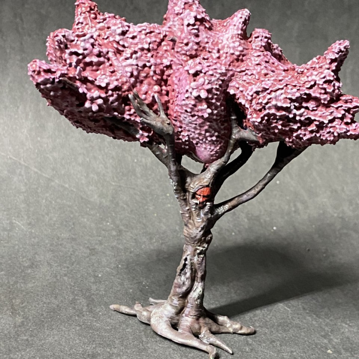 3D Printable Cherry Blossom Oni Treant by LabradoriteWolf