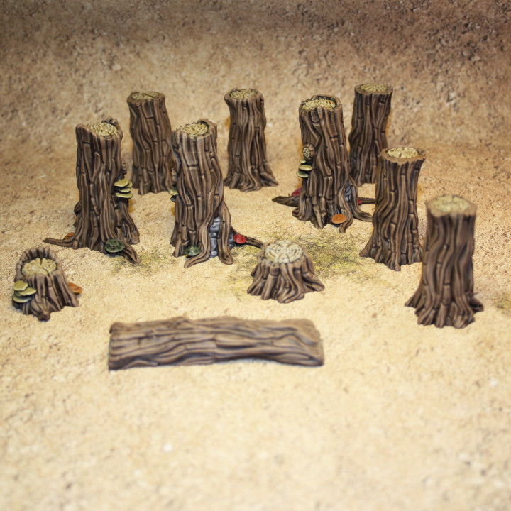 3D Print of Tree stumps by oliverhimburg