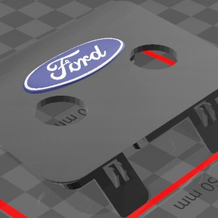 3D Printable Ford switch panel by Alan Werner