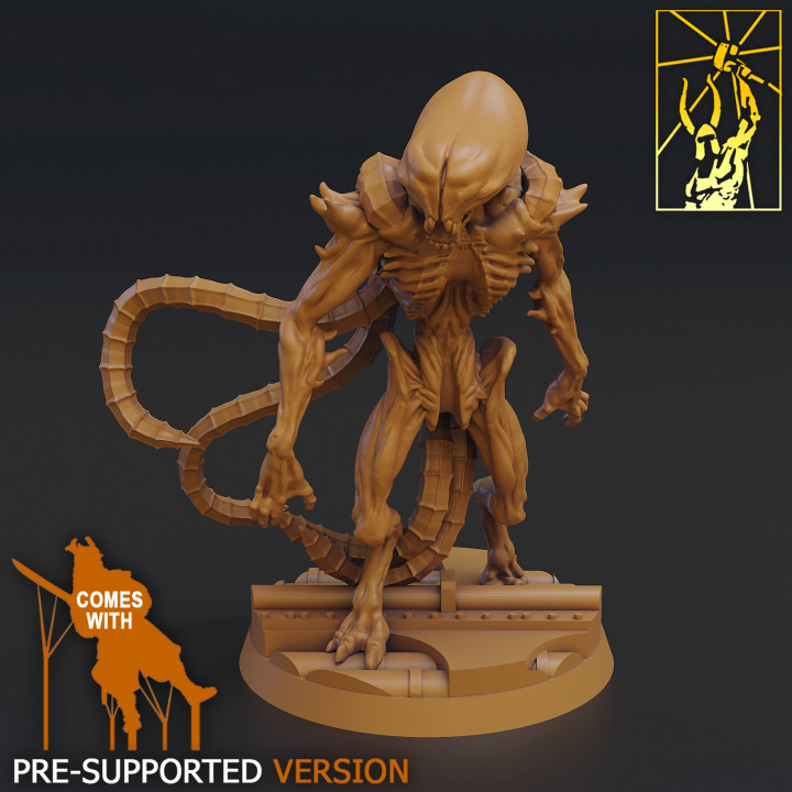 3D Printable Cyber Forge Void Clickers Alien Monster by Titan Forge ...