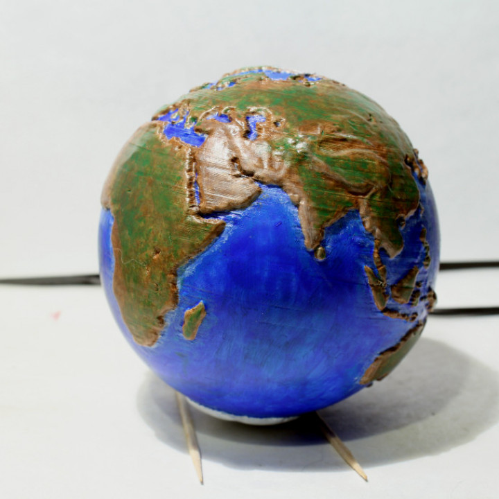 3D Printable Project Earth - Reset by Derek Tombrello