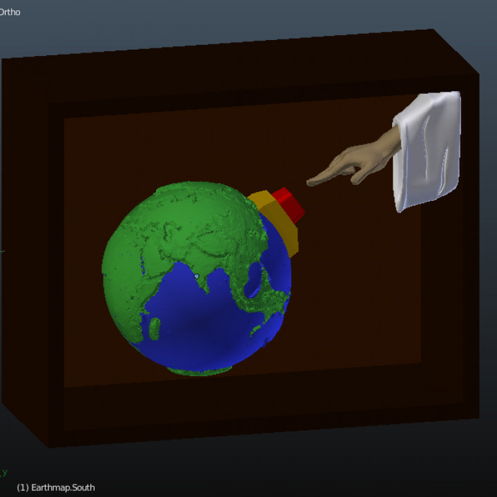 3D Printable Project Earth - Reset by Derek Tombrello
