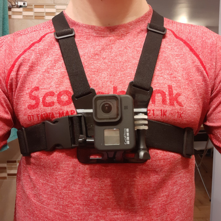 3D Printable GoPro Portrait Adapter -- Low-profile 90 degrees Elbow by ...