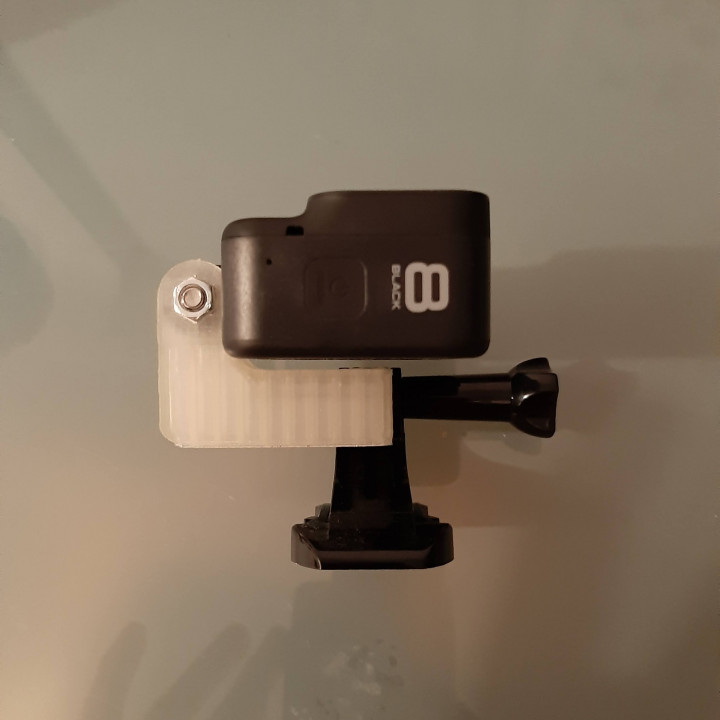 3D Printable GoPro Portrait Adapter -- Low-profile 90 degrees Elbow by ...