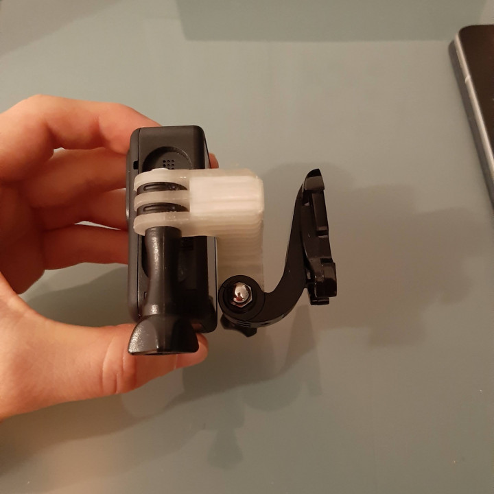 3D Printable GoPro Portrait Adapter -- Low-profile 90 degrees Elbow by ...