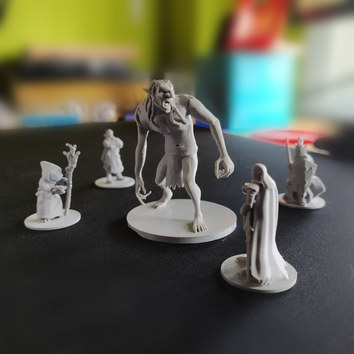 3D Printable Troll D&d mini by Ismael Fabián