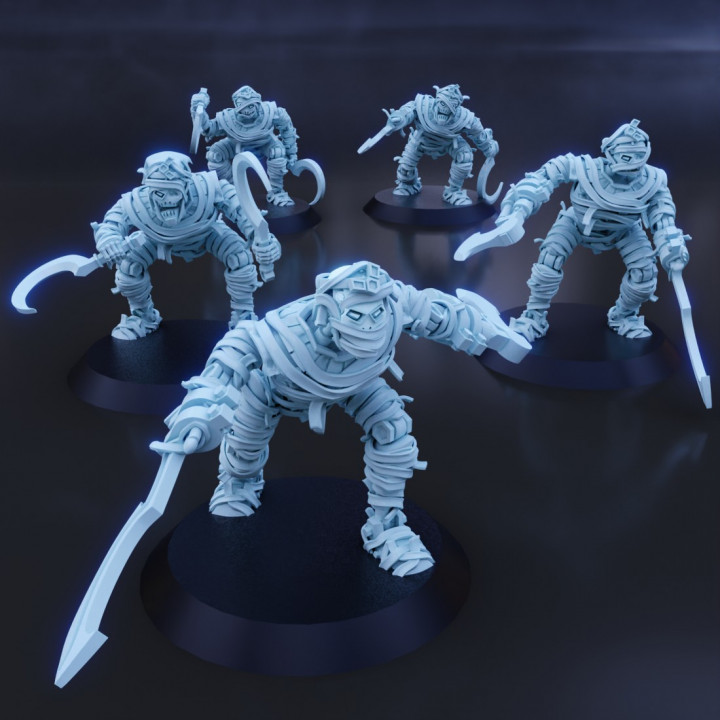 3D Printable The Mummified - Star Pharaohs by Star Pharaoh Foundry