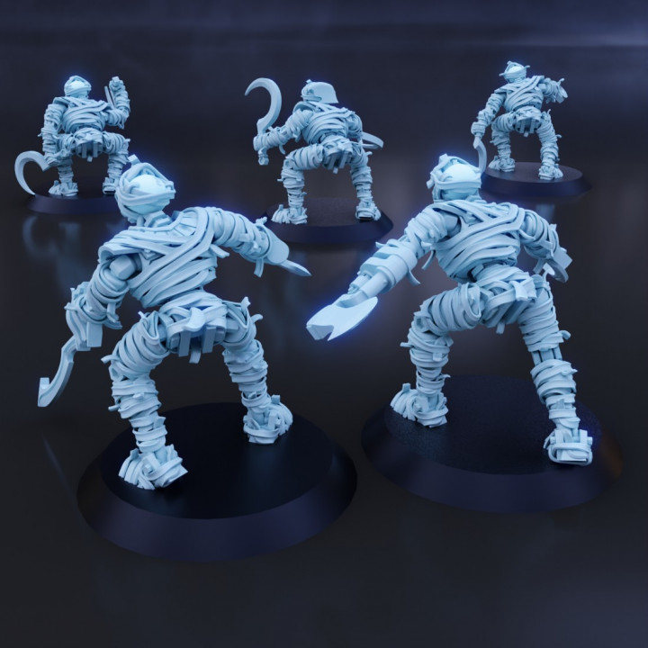3D Printable The Mummified - Star Pharaohs by Star Pharaoh Foundry