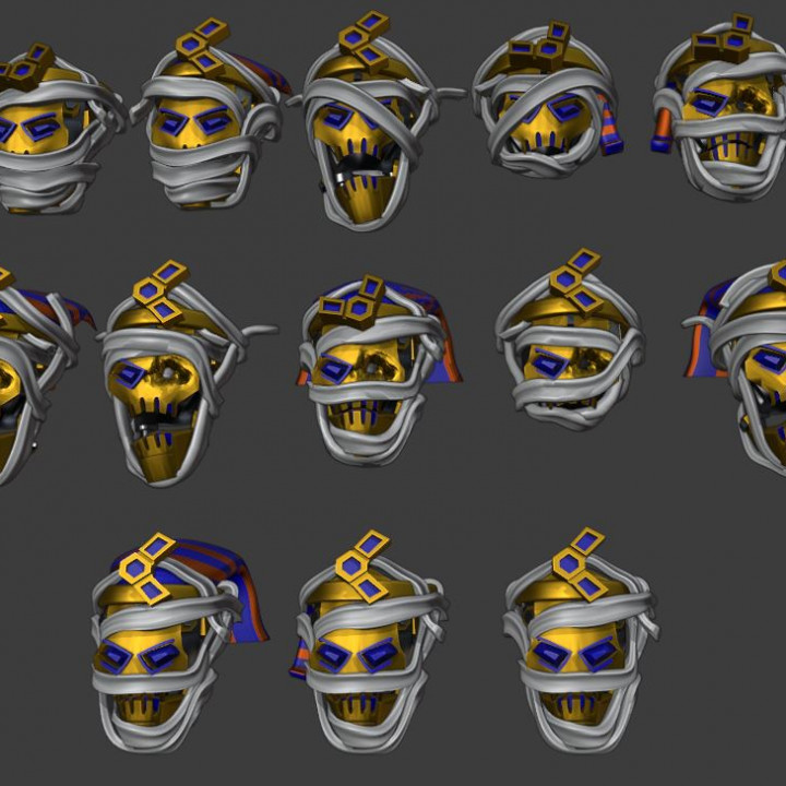 3D Printable The Mummified - Star Pharaohs by Star Pharaoh Foundry