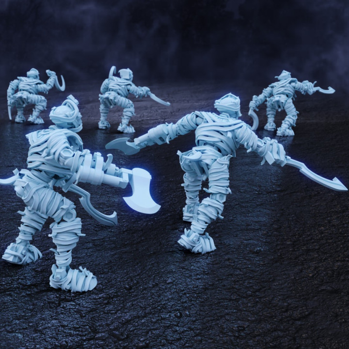 3D Printable The Mummified - Star Pharaohs by Star Pharaoh Foundry