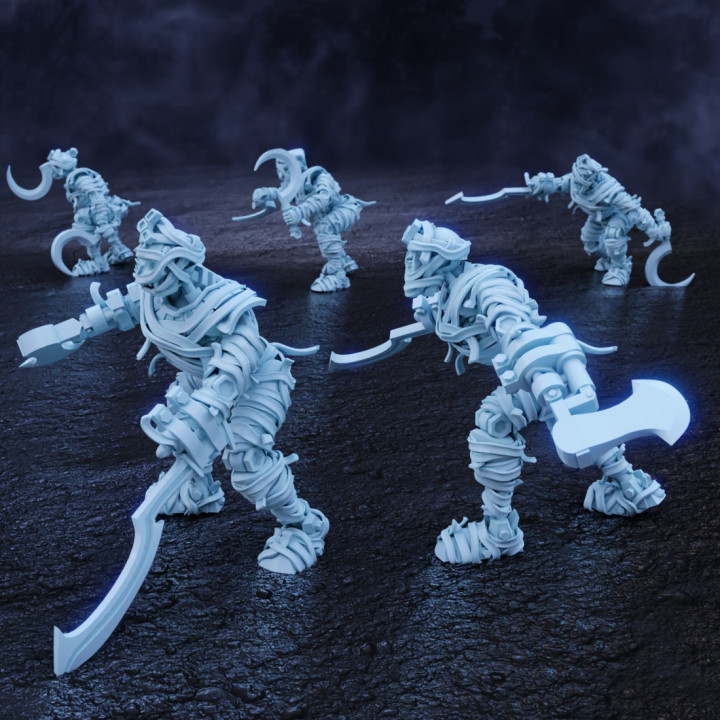 3D Printable The Mummified - Star Pharaohs by Star Pharaoh Foundry