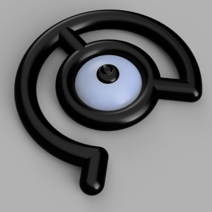 3D Printable Unown Series by Dan Markov