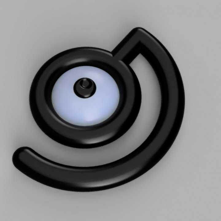 3D Printable Unown Series by Dan Markov