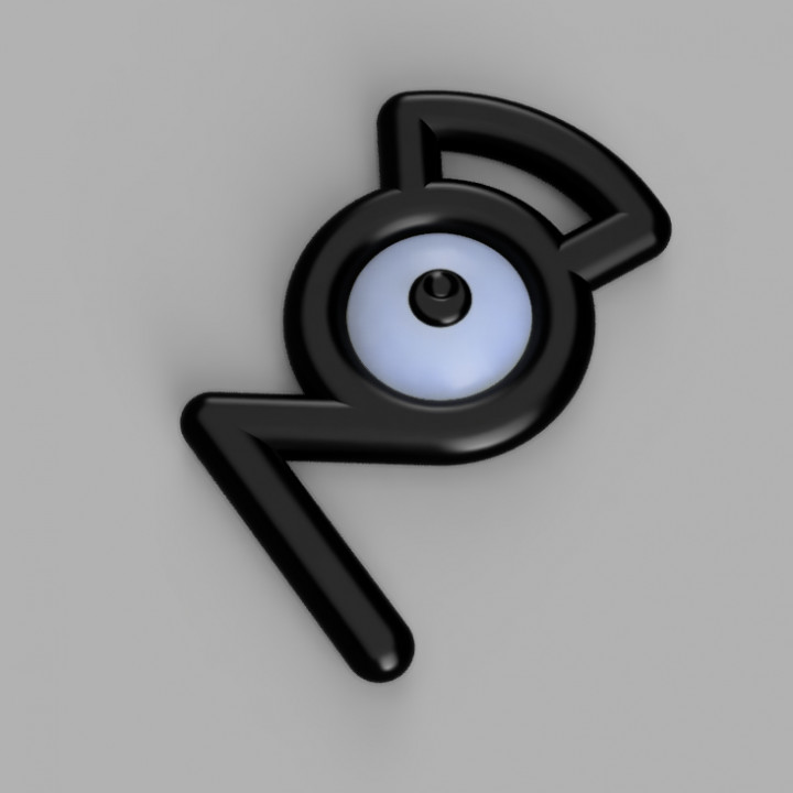 3D Printable Unown Series by Dan Markov