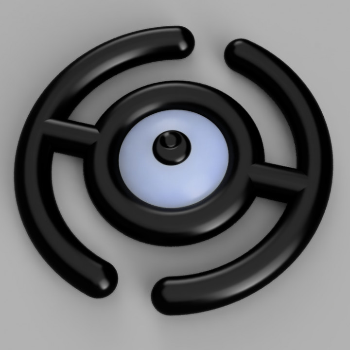 3D Printable Unown Series by Dan Markov